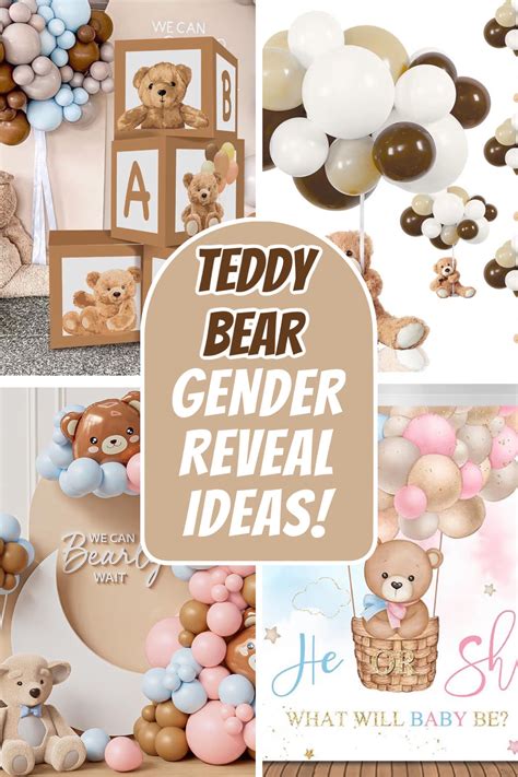 Teddy Bear Gender Reveal Ideas In 2025 Gender Reveal Party Theme