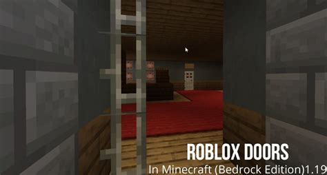 roblox doors bedrock edition 1 19 minecraft map