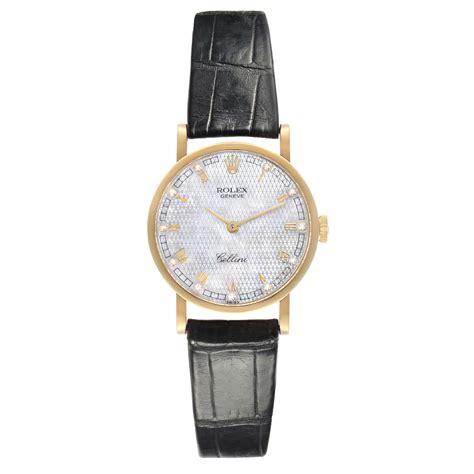 Rolex Cellini Watch Yellow Gold 5109 Swisswatchexpo