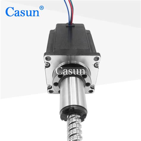 2000mnm 4a Nema 23 Ball Screw Stepper Motor Hybrid Linear Actuator 76mm 24mm