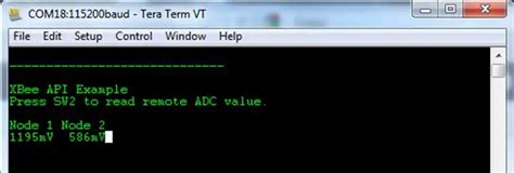 Xbee Api Mode Read Remote Adc Example Rf And Wireless Digikey
