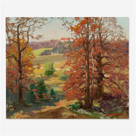 Joseph P Birren Autumn Oaks Auction