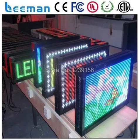 Programmable Led Message Display Panel Board Dmx Indoor Led Scrolling Text Board P4 P475 P10