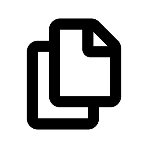 Copy File Icon Duplicate Document Symbol File Icon Illustration