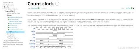 Hdlbits 12 Hour Clock答案 Csdn博客