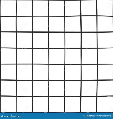 Trendy Checkered Grid Seamless Pattern Stock Vector Illustration Of Fabric Hand 145324133