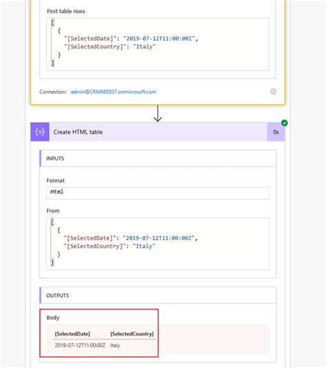 Re Query Run On Power Automate Brings Back Null F Microsoft