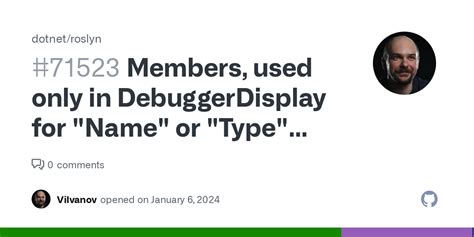 Members Used Only In DebuggerDisplay For Name Or Type Reported As Unused Issue