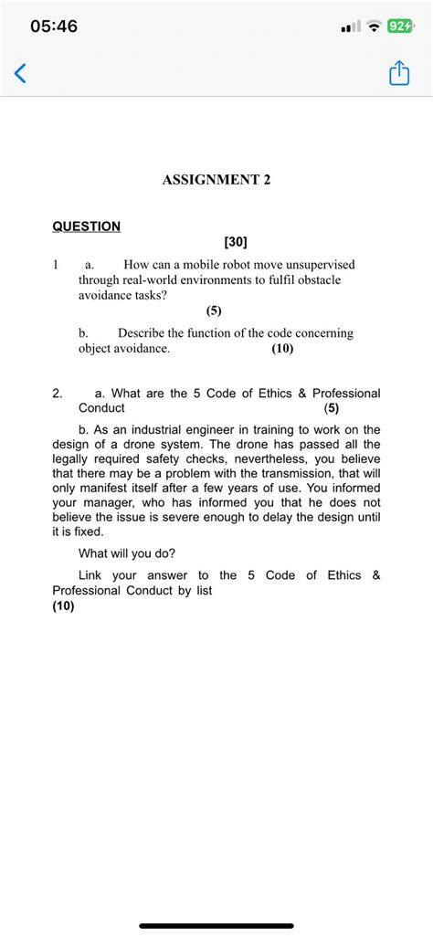 Solved 1 A How Can A Mobile Robot Move Unsupervised Through