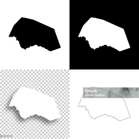 텍사스주 윌리엄슨 카운티 디자인을 위한 지도 공백 흰색 및 검은색 배경 개체 그룹에 대한 스톡 벡터 아트 및 기타 이미지 개체 그룹 검은색 검정색 배경 Istock