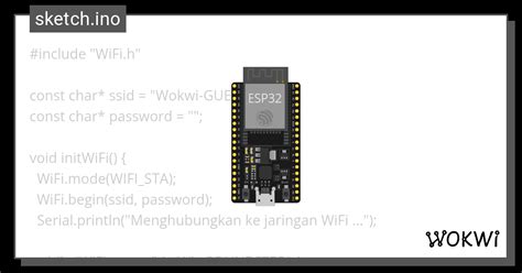 Menampilkan Kekuatan Sinyal Wifi Wokwi Esp32 Stm32 Arduino Simulator