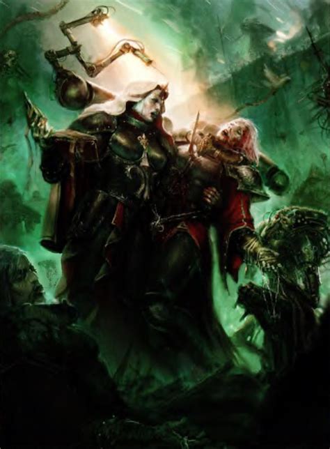 Hospitaller Warhammer 40k Artwork 40k Sisters Of Battle Warhammer 40k