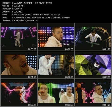 Justin Timberlake Rock Your Body Vob File