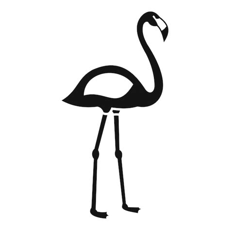 Premium Vector Flamingo Icon Simple Illustration Of Flamingo Vector