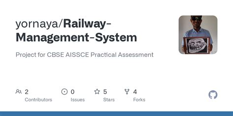 Railway Management Systemproject Report Filepdf At Main · Yornayarailway Management System
