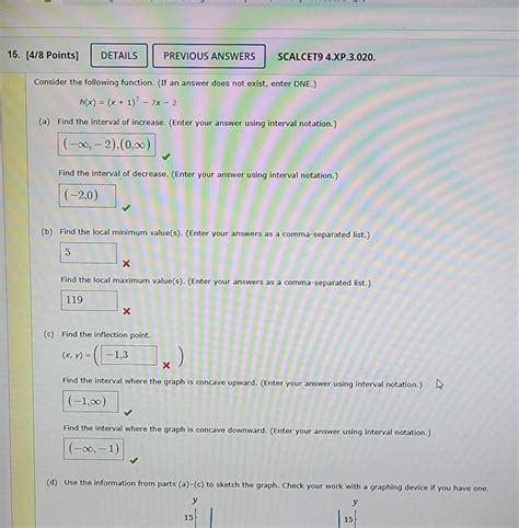 Solved Consider The Following Function If An Answer Does