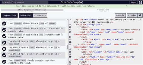 Survey Form Project Name Label And Email Label Making Me Stuck Html Css