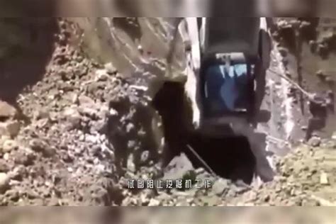 工地听见地下传来叫声，挖掘机挖开后，钻出一头猛兽！