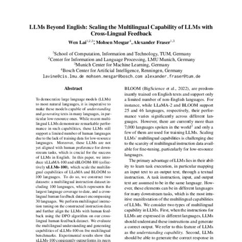 Multilingual Llms Progress Challenges And Future Directions