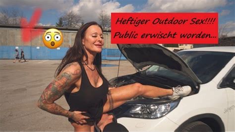 Heftiger Outdoor Sex Public Erwischt Von Arbeitern
