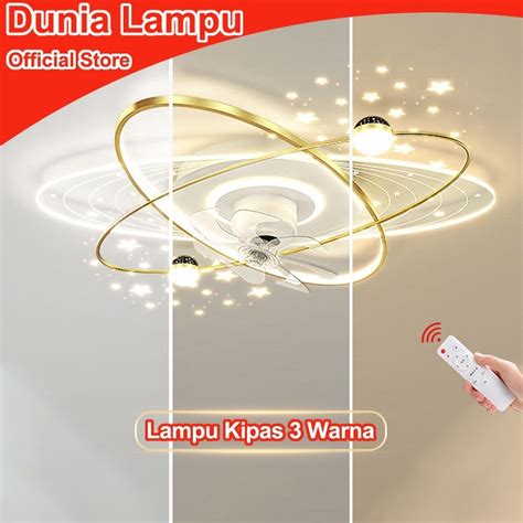 Jual Dunia Lampu Kipas Angin Plafon Led In Ruang Tamu Lampu Galaxy Kipas Angin Lampu Plafon