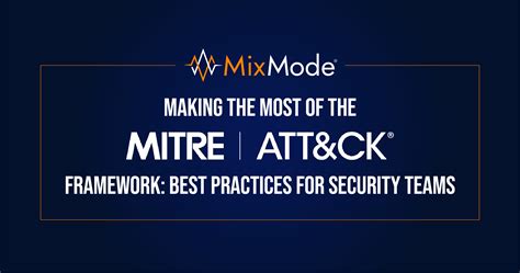 Making The Most Of The Mitre Attandck Framework Best Practices For