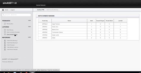 Source Code Aplikasi Inventaris Barang Sekolah Berbasis Web Gratis