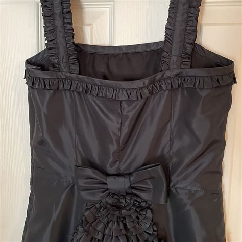 Betsey Johnson Ruffled Little Black Dress Gem