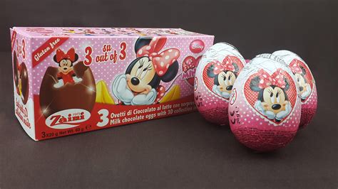 Minnie Mouse Surprise Eggs Unboxing Chocolate Surprise Eggs Unboxing Youtube
