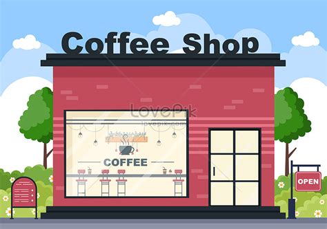 咖啡廳矢量圖背景圖案素材桌布圖片免費下載 zh lovepik