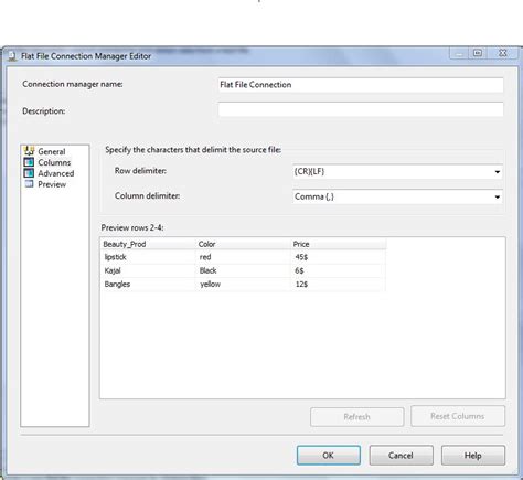 Flat File Source In Ssis 2008r2 With Example Msbi Guide