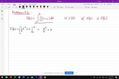 solved integration as an accumulation process exercises 53 56 find