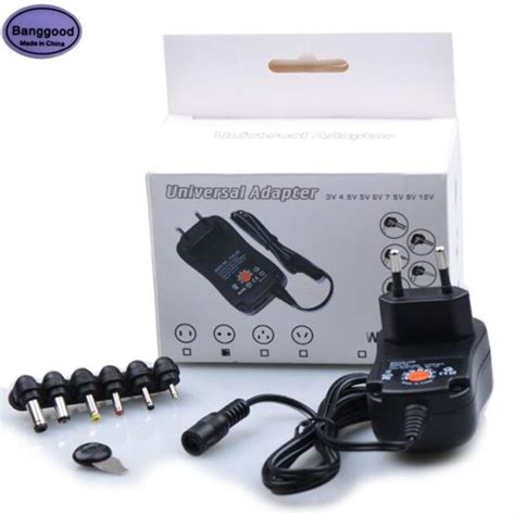 Hot K W Ac Dc Universal Adaptor Adjustable Power Supply Adapter V V V V V V V