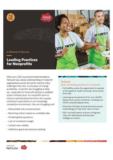 Nonprofits Operations With Netsuite Cloud Doing Good