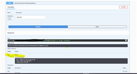 C How To Get File Download In Swagger Ui Stack Overflow
