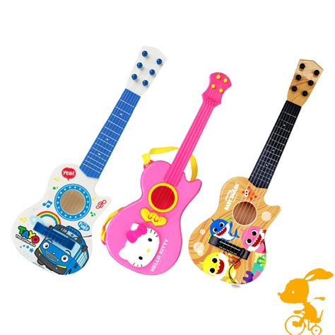 바니랜드 어린이 유아 아동용 기타 바이올린 장난감 탬버린 마라카스 북 위시버킷