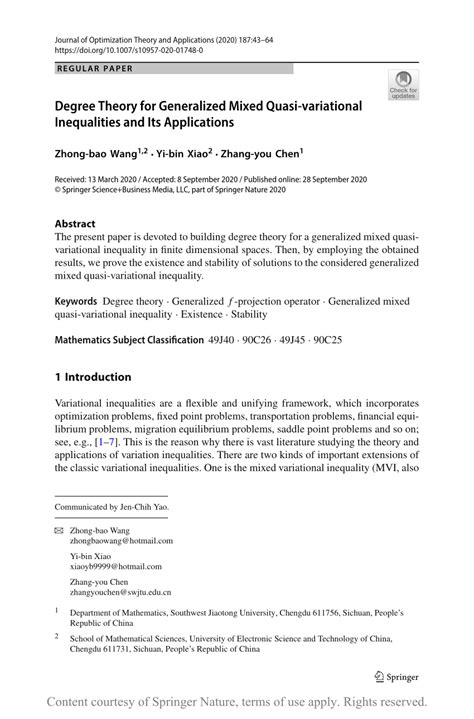 Degree Theory For Generalized Mixed Quasi Variational Inequalities And