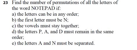 Answered 23 Find The Number Of Permutations Of… Bartleby