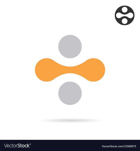 Division Sign Consisting Of Four Dots And One Link