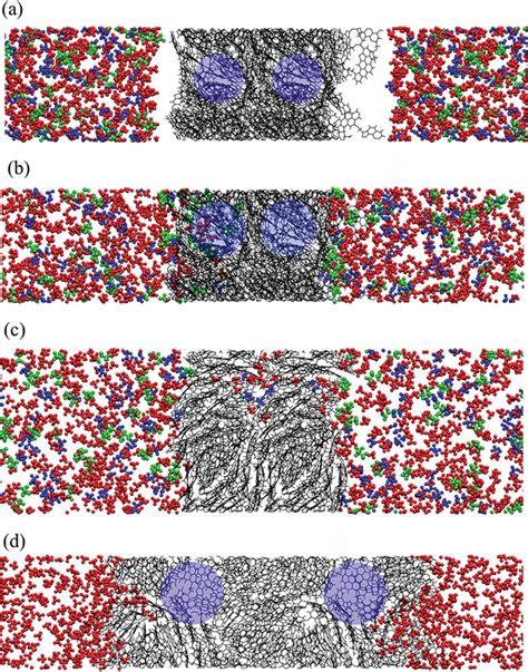 Figure Molecular Dynamics Simulations Mimicking A Real Adsorption Download Scientific