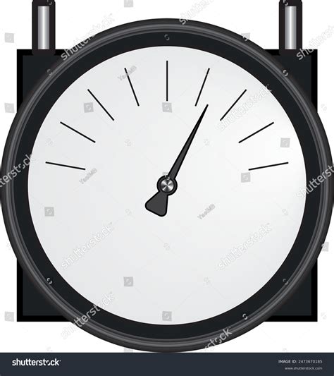 Device Used Measure Difference Pressure Between Stock Vector Royalty