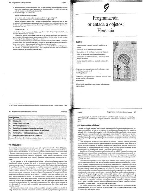 09 programacion orientada a objetos herencia pdf herencia