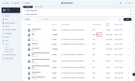 fix AccessMode abbreviation error in volume manage page 2686 合并请求
