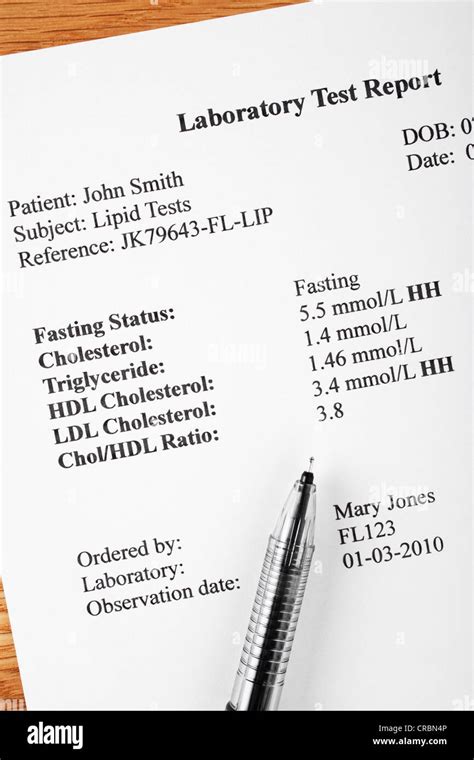 Cholesterol Test Format At Gail Pagano Blog