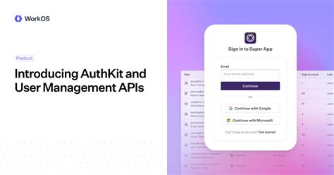 Introducing Authkit And User Management Apis — Workos