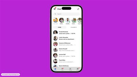 Messenger App Ui Design Figma