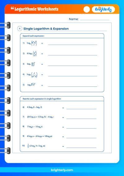 Explore Logarithmic Worksheets For Engaging Learning