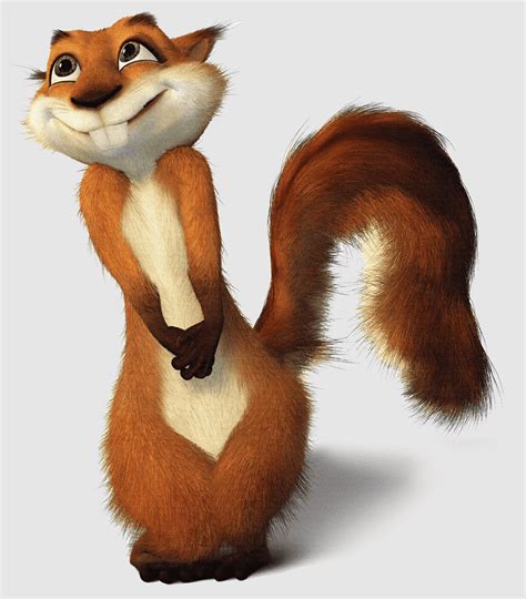 Cute Cartoon Girl Squirrel