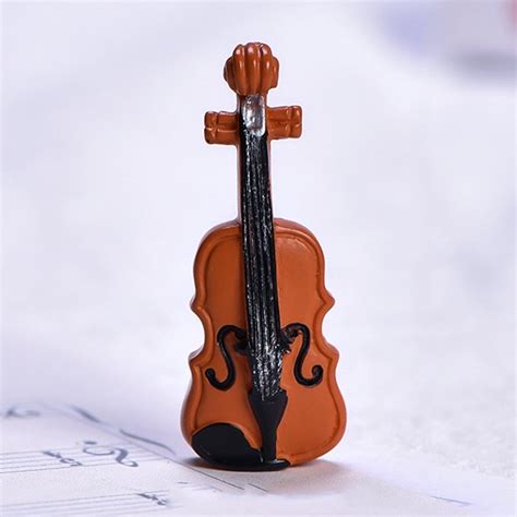 Micro Landscape Simulation Musical Instrument Resin Ornament Miniature Desktop Decoration No 9