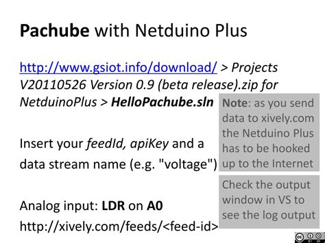 Ppt Internet Of Things Workshop With Netduino Plus Powerpoint